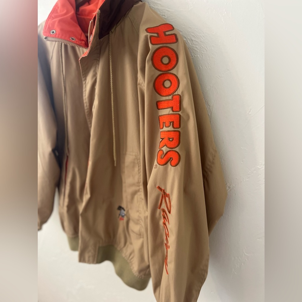 Vintage 90’s Nascar Hooters Racing Jacket Size Xl - Gem